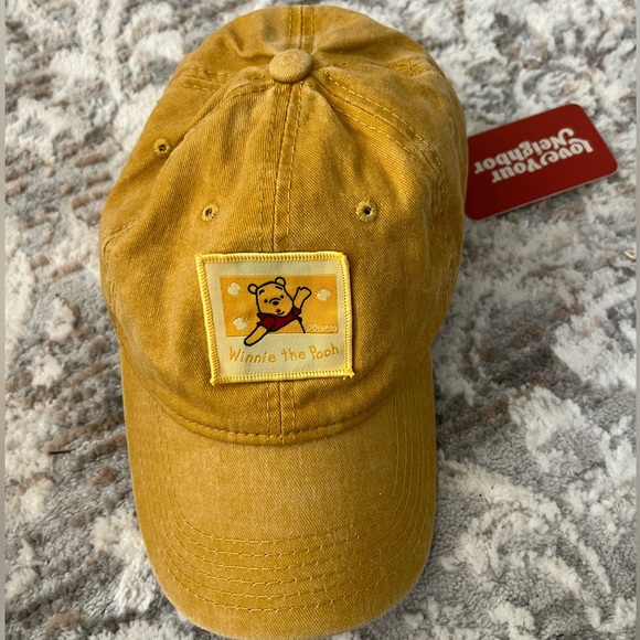 Accessories | Vintage Golden Yellow Pooh Baseball Hat Unisex One Size ...
